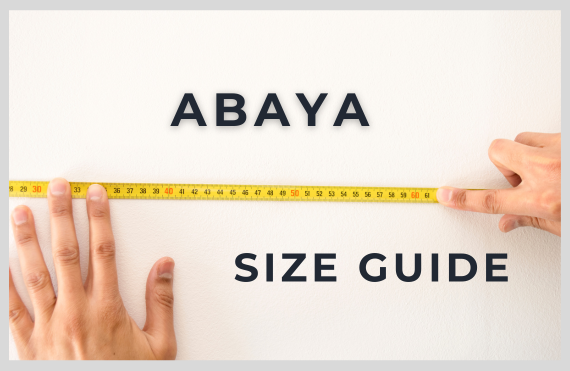 How to find your perfect Abaya size Online? Abaya Size Guide – Nabia